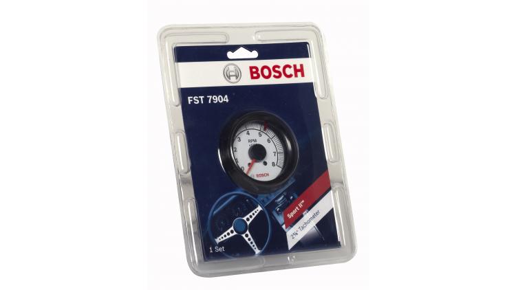 Sport II 2-5/8" Tachometer (White Face) - FST 7904 | Bosch Diagnostics